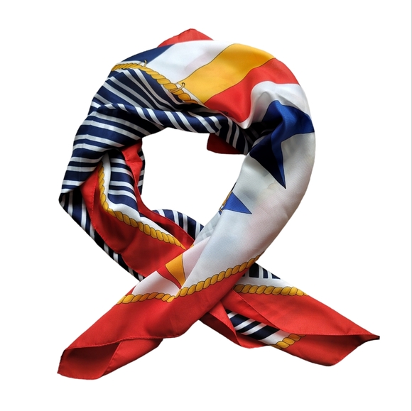Accessories | Vintage Italian Scarf Flags Nautical Theme Italian Scarf ...